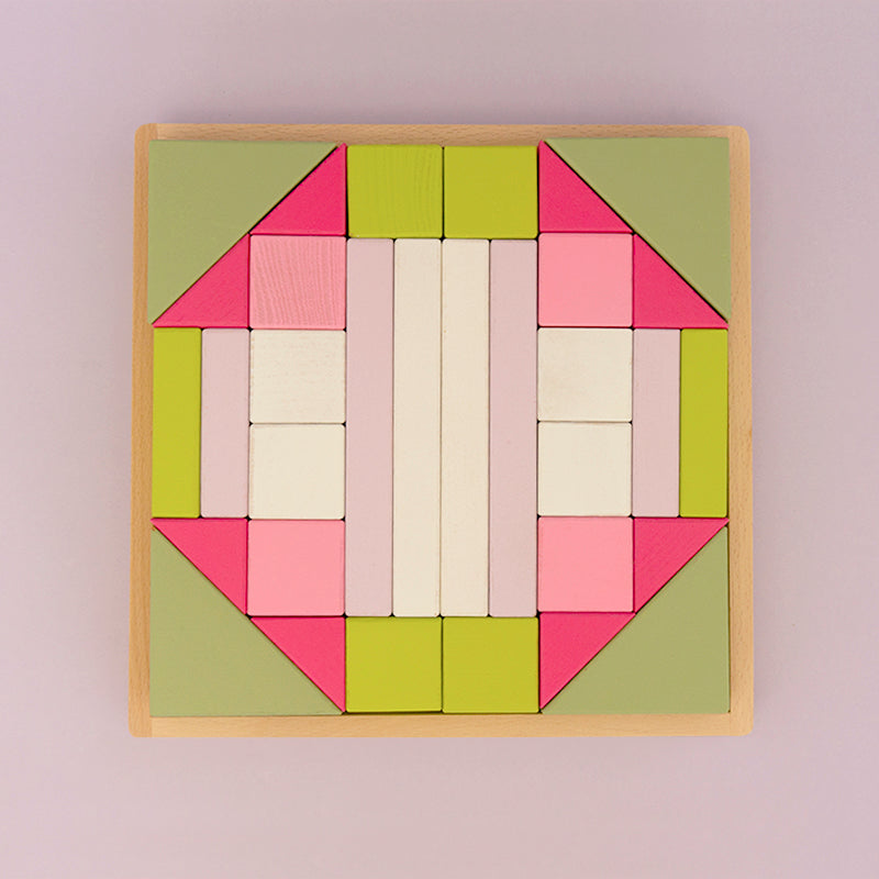 Forest Octagon Block Set | Wooden Toys Australia | Euca Toys